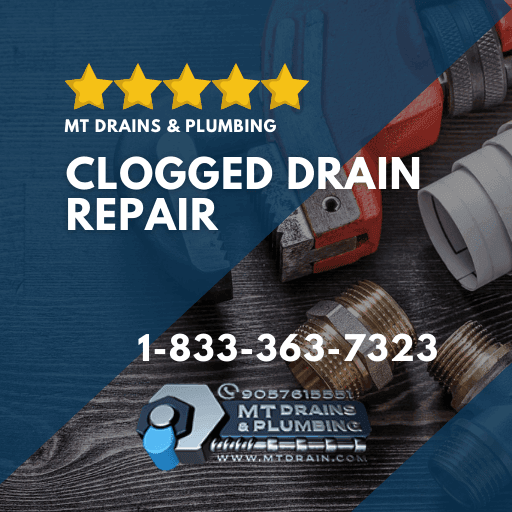 Clogged Drain Repair in Markham | Licensed & Insured Plumbers | MT ...