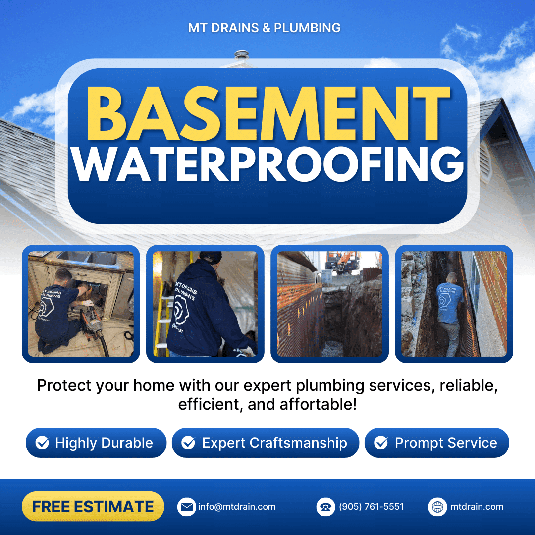 Basement Waterproofing Experts | MT Drains